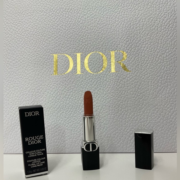 Dior | Makeup | Nib Rouge Dior Lipstick 0 Nude Lookvelvet Mini | Poshmark